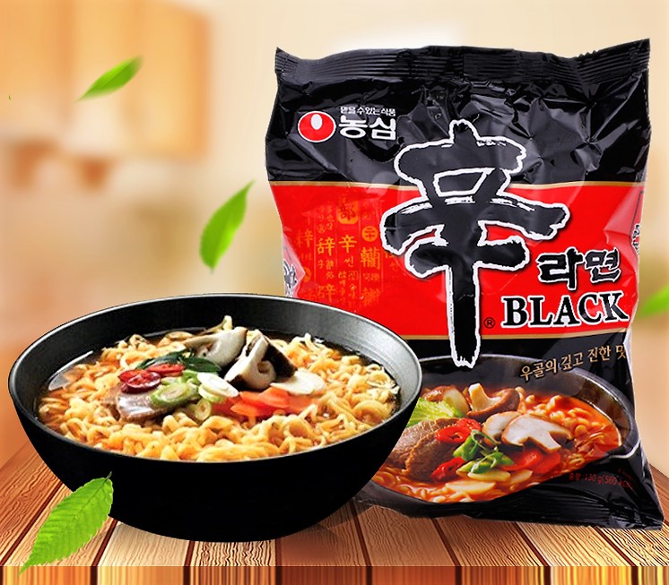 农心 黑色辛拉面 130g_米面杂粮_CV MART 懒懒之家