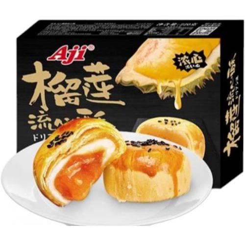 AJI【榴莲流心酥】(4枚入) 220g_饼干糖巧_休闲零食_CV MART 懒懒之家